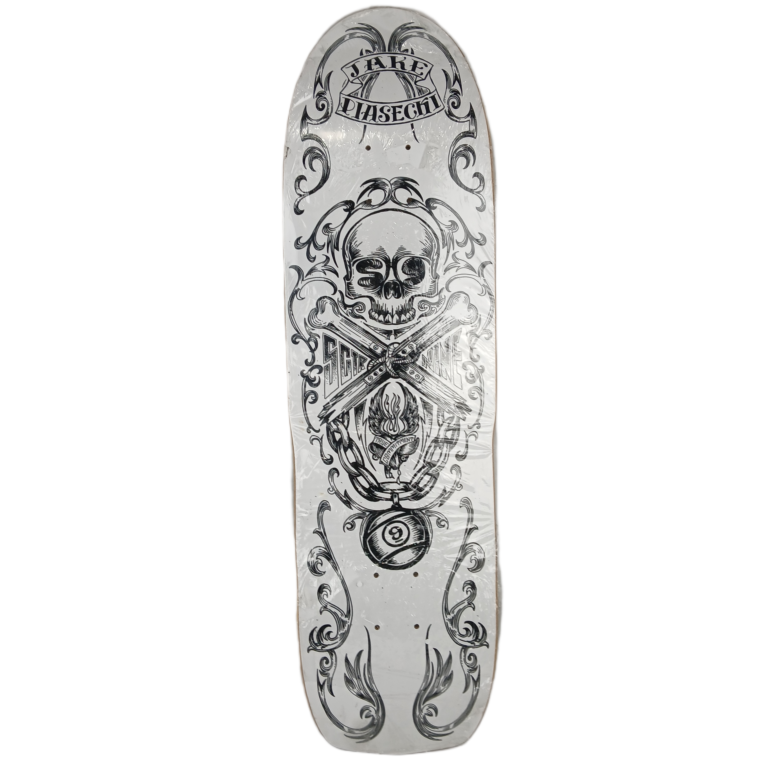 Sector 9 Jake Piasecki True Commitment Black White Size 9.01" Vintage ...