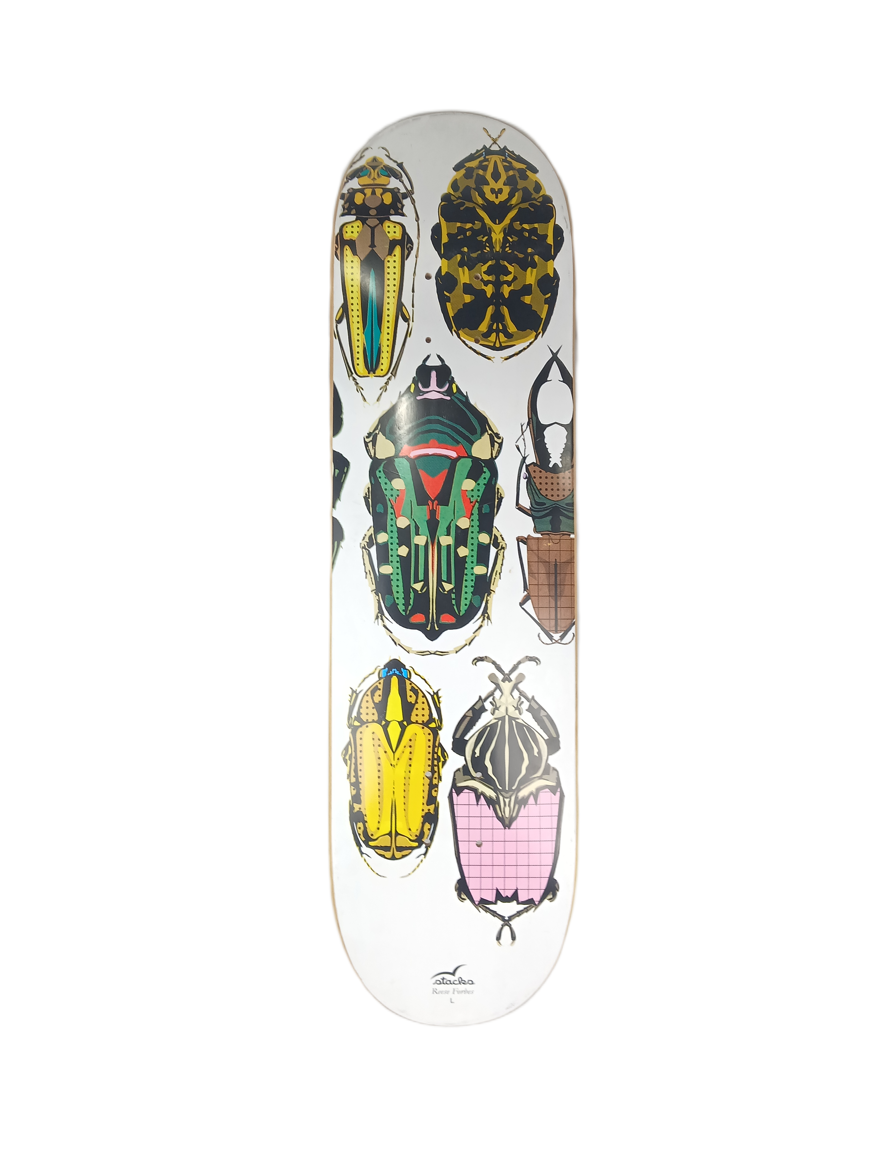 Stacks Reese Forbes Beetles White Multi Size 8.25" NOS Deck – western ...