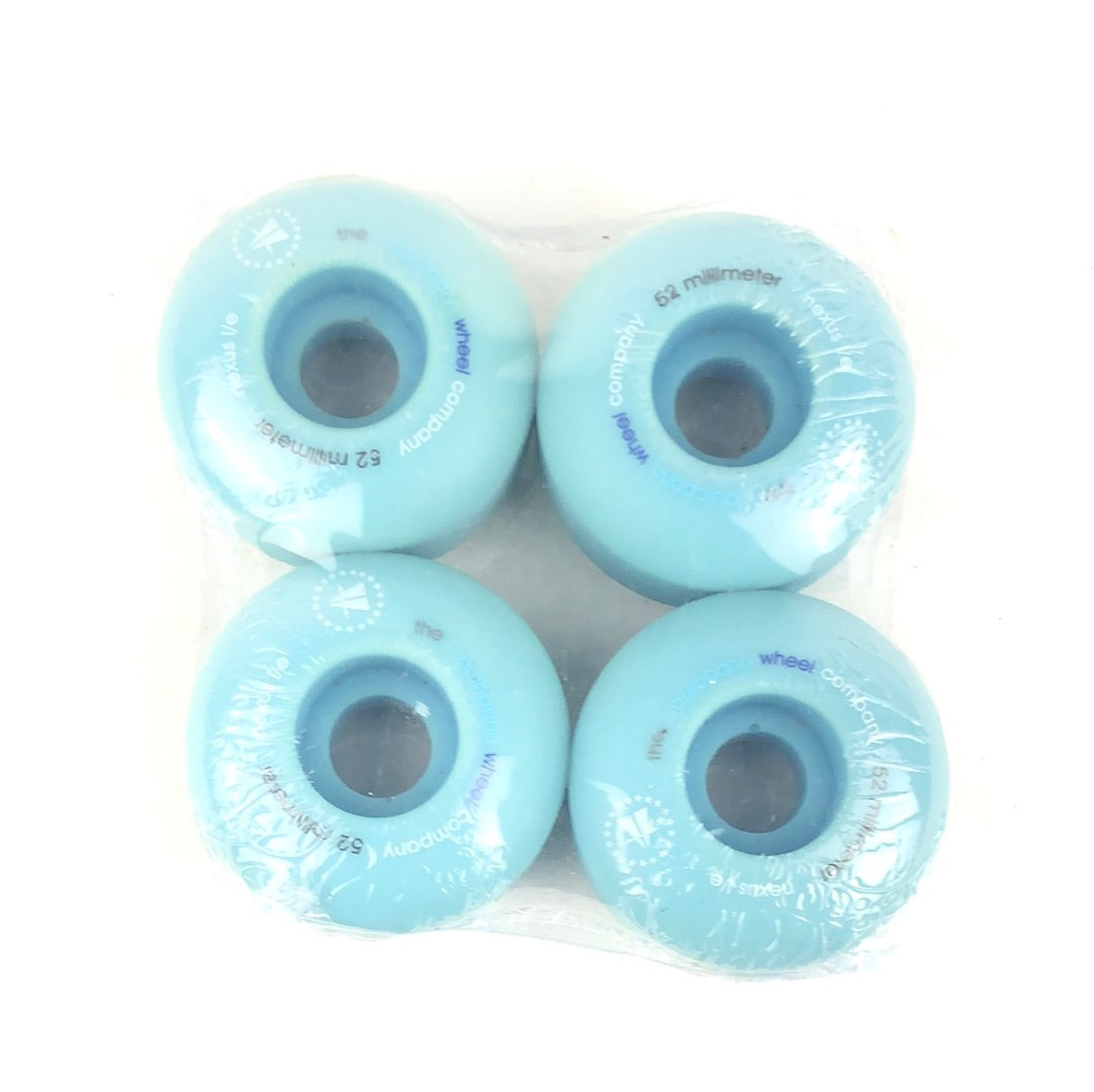 Autobahn Small Logo Blue 52mm Skateboard Wheels – western-skate-co