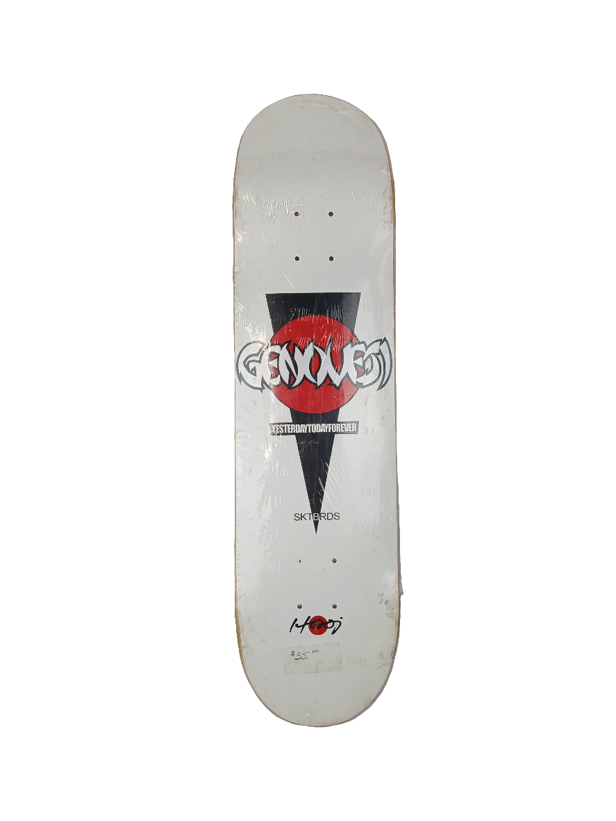 Hosoi Andre Genovesi Hammerhead Logo White Black Red Size 7.8" NOS Deck ...