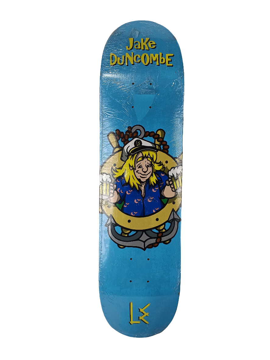 Life Extension Jake Duncombe Nautical Blue Yellow Size 8.0 Vintage NOS ...