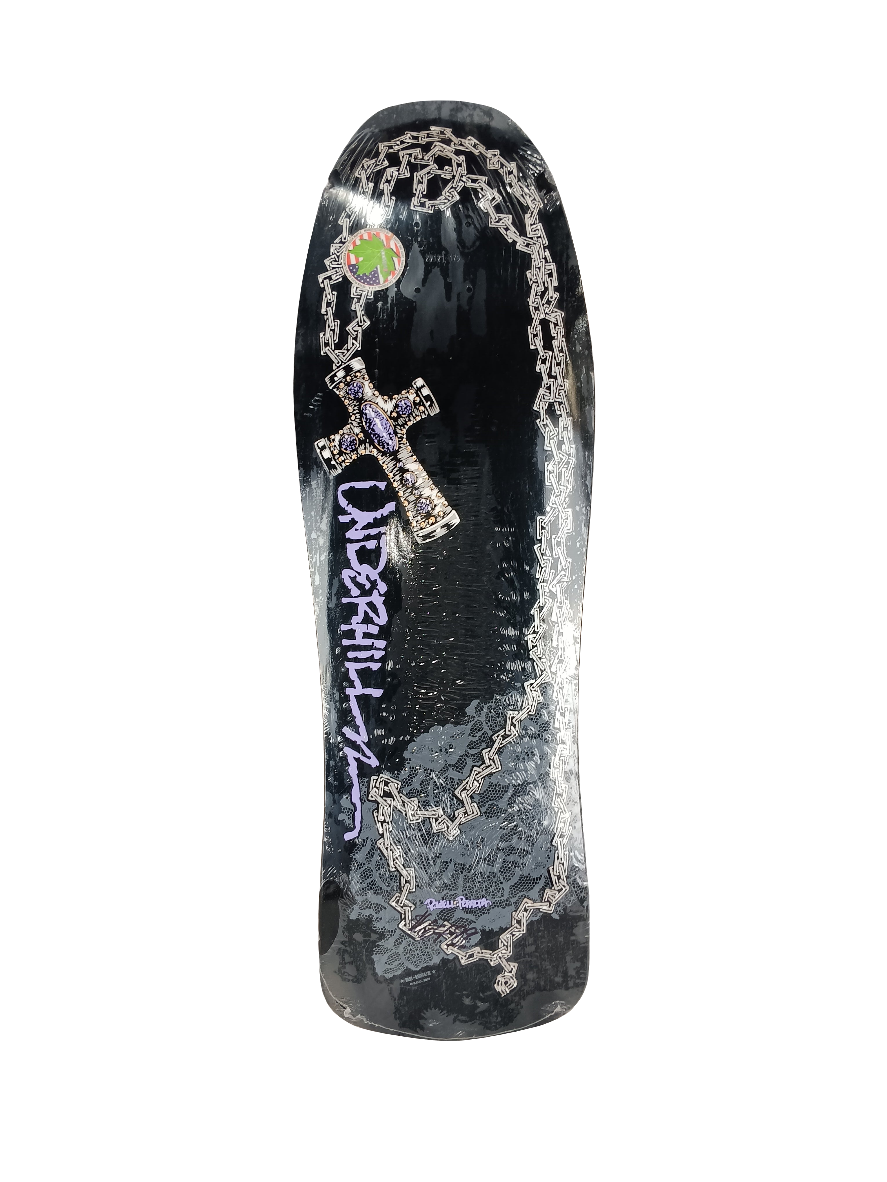 Powell Peralta Ray Underhill Rosary Cross Black Purple Silver Size 9.75 ...