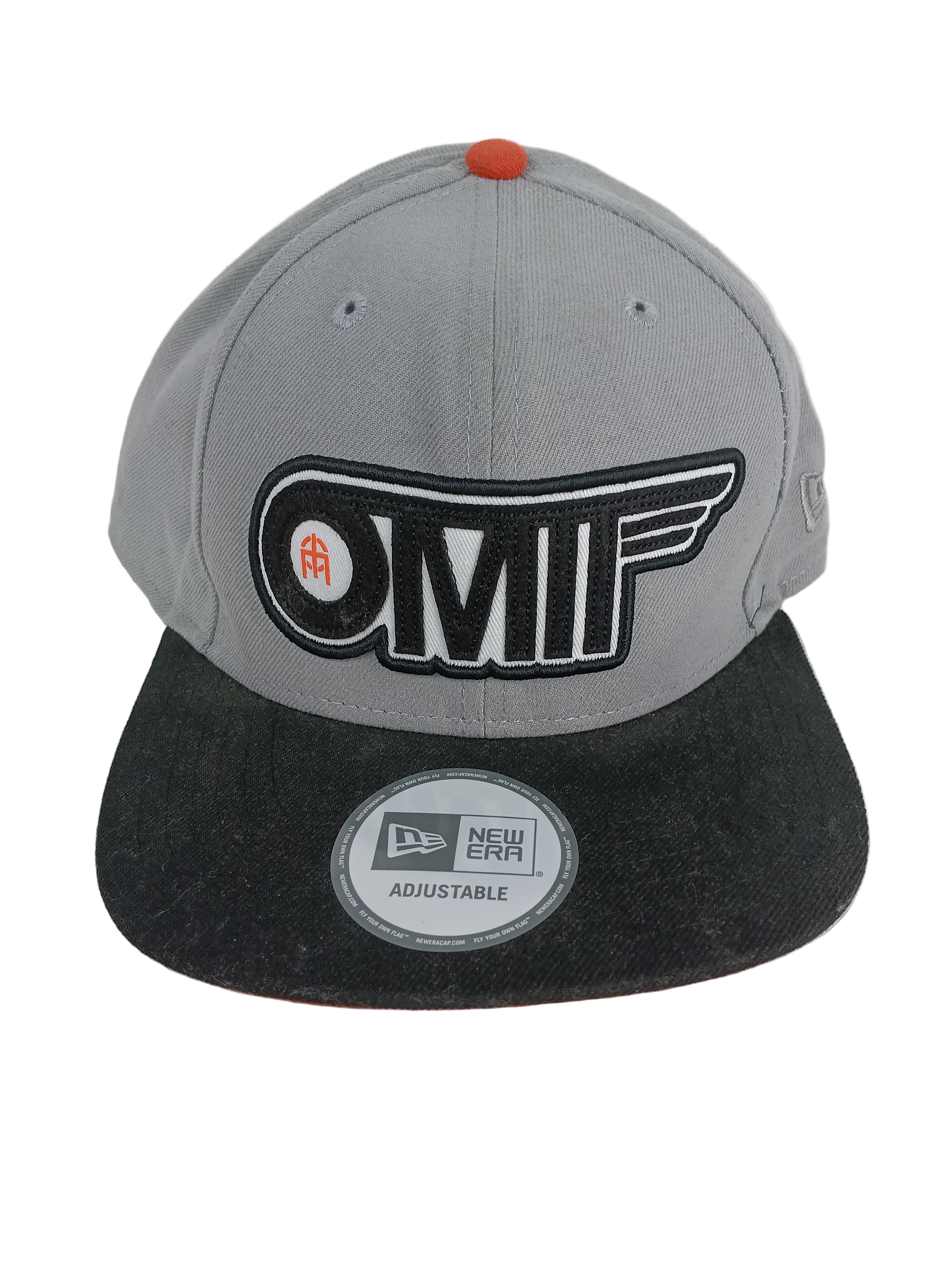 Omit X New Era OMIT Logo Black White Orange Grey One Size Fits All Vin ...