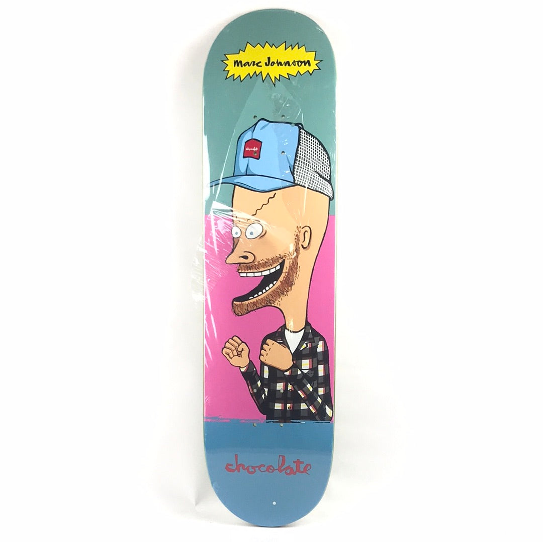 Chocolate Marc Johnson Beavis Multi 8.0" Skateboard Deck – western-skate-co