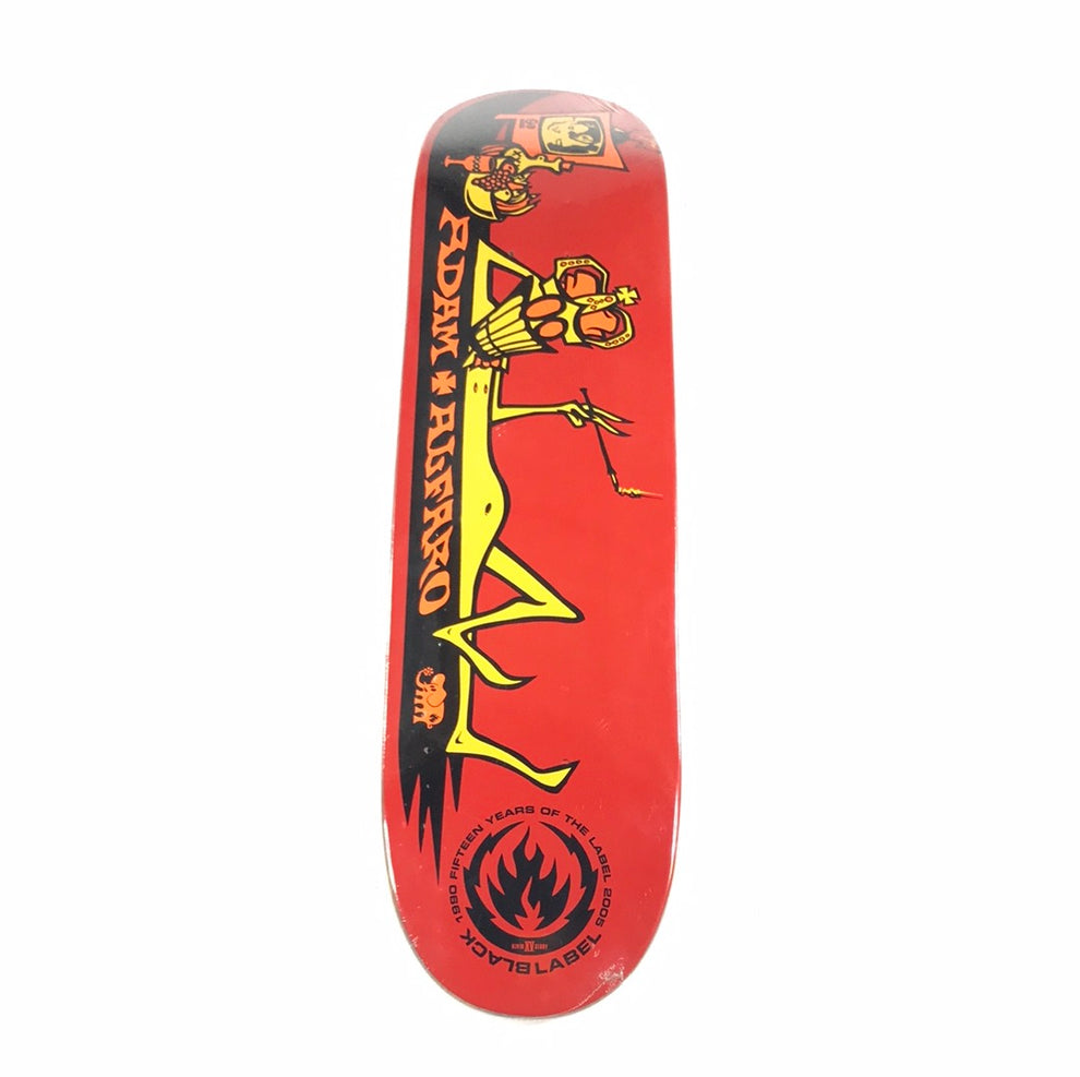 Black Label Adam Alfaro King Red/Yellow 7.75 Skateboard Deck – western ...
